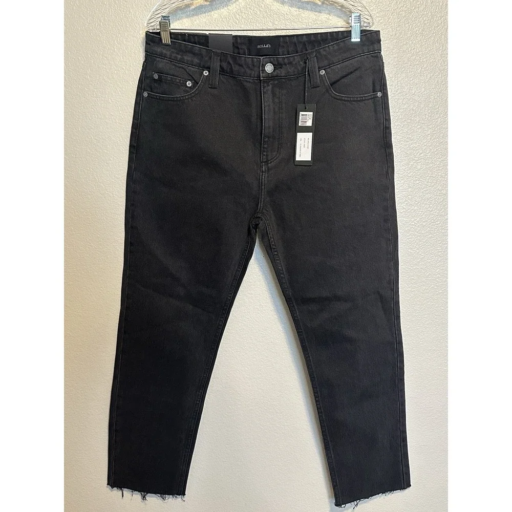 ROLLA'S | Jeans | Rollas Relaxo Chop Straight Leg Raw Hem Jeans In ...